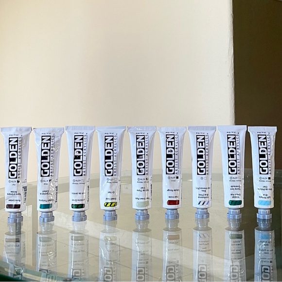 GOLDEN Acrylics | Art | Golden Artist Acrylics Paint Bundle Natures ...